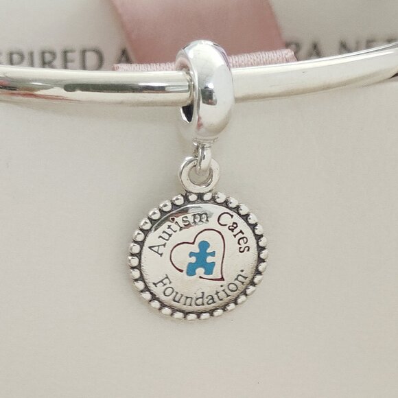 Pandora | Jewelry | Pandora Autism Cares Foundation Acf Dangle Charm ...
